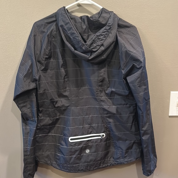 Athleta | Jackets & Coats | Athleta Hooded Running Reflective Full ...
